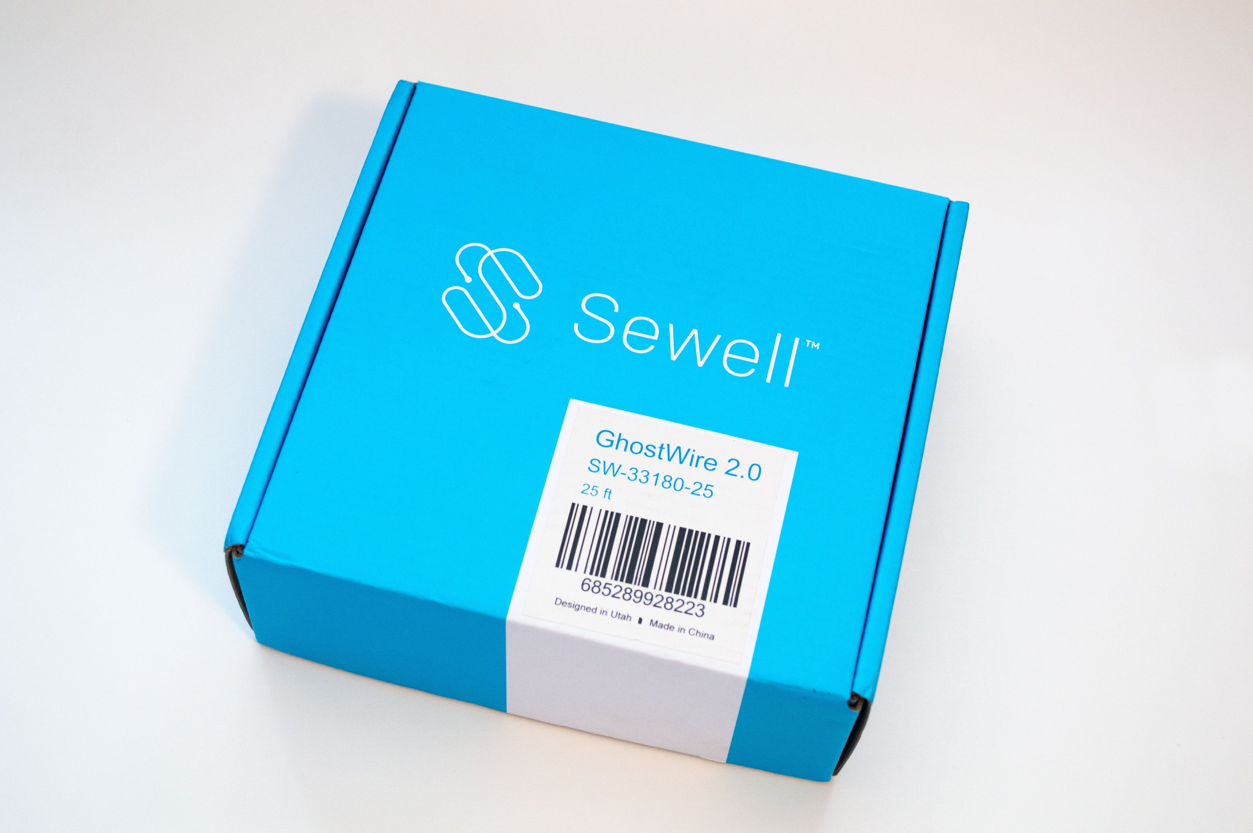 Sewell Ghost Wire 2.0, Super Flat Adhesive Wire, 16 AWG (2 conductor ...