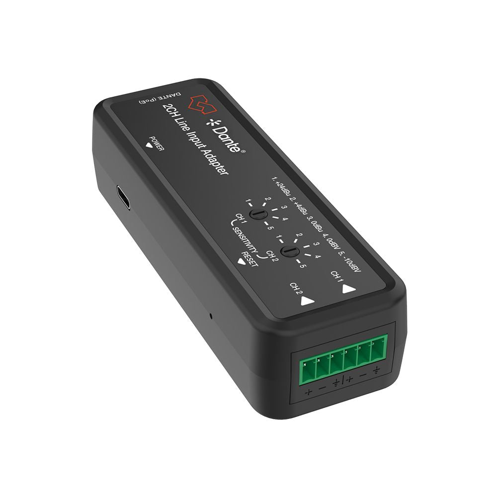 VigilLink Analog Line Level Input to Dante Converter, VLDT-LA2DT ...